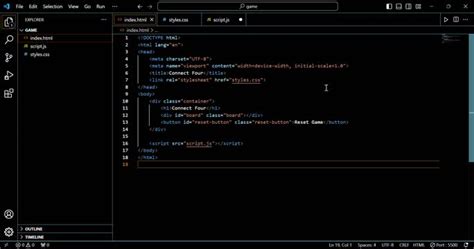 Komal Anand On Linkedin Internshipexperience Webdevelopment Connectfour Html Css Javascript