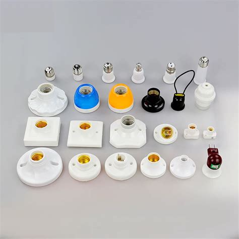 Latest Square Type With Switch Plug Holder Base Lamp Holder Switch Lamp Holder Bright And Dark