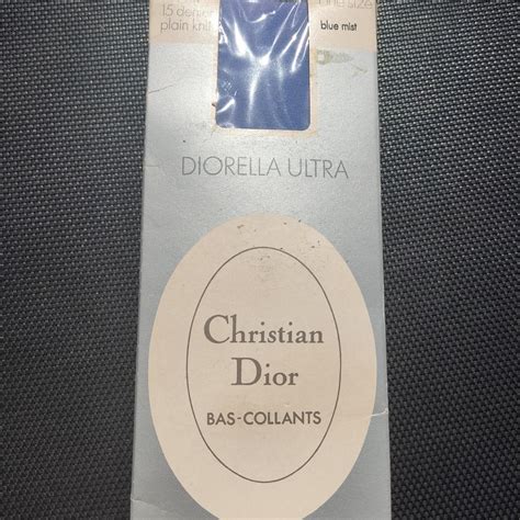 Christian Dior Blue Mist Tights One Size The Depop
