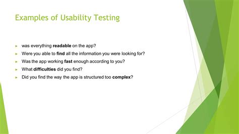Usability Testing Ppt