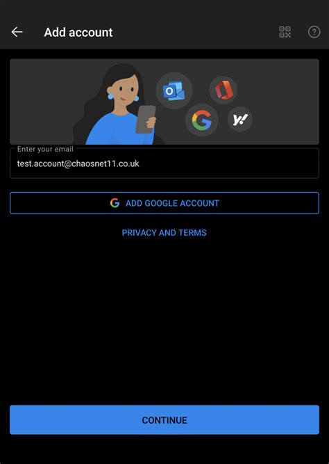 Setting Up Your Chaos Created Mailbox On Outlook Mobile Chaos Created