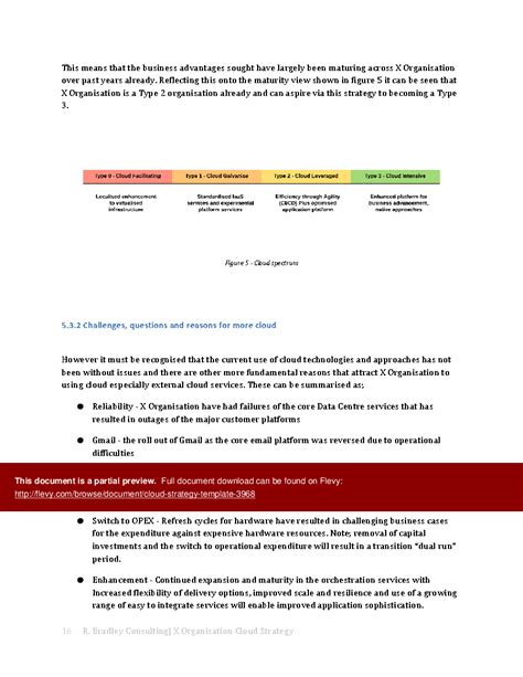 Cloud Strategy Template Word