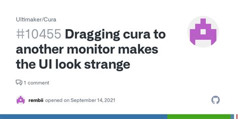 Dragging Cura To Another Monitor Makes The Ui Look Strange · Issue
