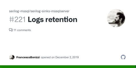 logs retention · issue 221 · serilog mssql serilog sinks mssqlserver