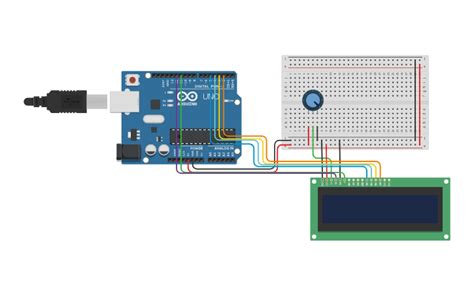 Circuit Design Activity 51 Liquid Crystal Autoscroll Tinkercad