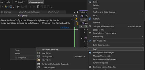 C Resharper Template Quick Menu Showing More Entries Than Configured