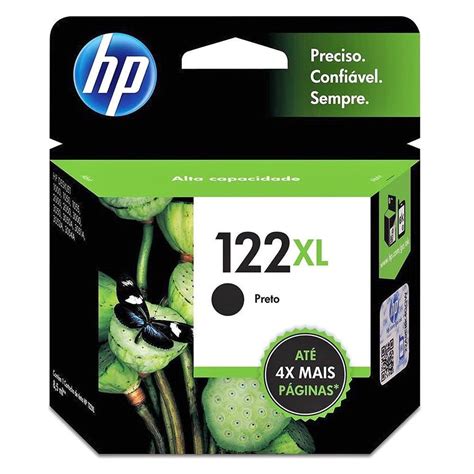 Cartucho De Tinta HP XL Preto Original CH HB Para HP DeskJet Em