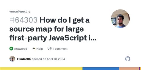 How Do I Get A Source Map For Large First Party Javascript In Nextjs · Vercel Nextjs