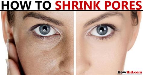 How To Shrink Pores Close Open Pores