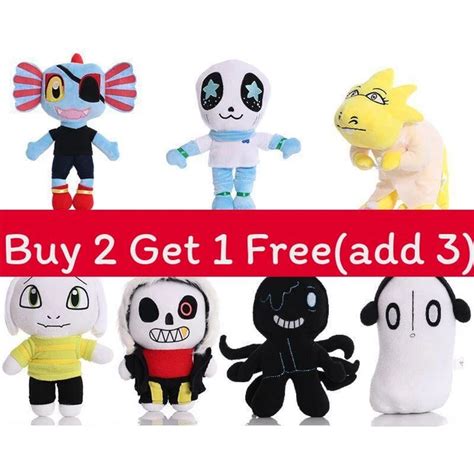 Undertale Doll Plush Sans Sunflower Chara Asriel Lancer Stuffed Ts