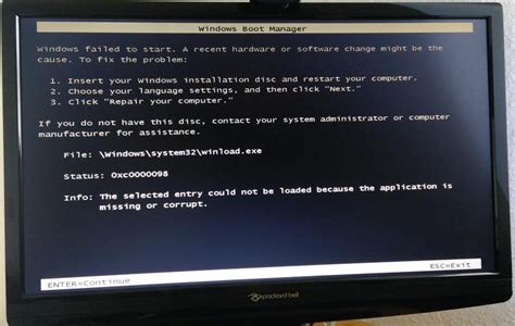 Как исправить ошибку 0xc0000098 в Windows 10