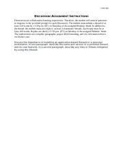 DiscussionAssignmentInstructions Docx CSIS DISCUSSION ASSIGNMENT INSTRUCTIONS Discussions