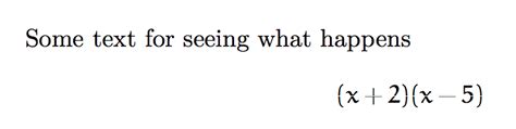 Parenthesis Invisible In Math Mode Using Classicthesis Eulermath With Lmodern TeX LaTeX