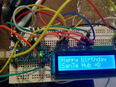 Happy Birthday Song Arduino YouTube