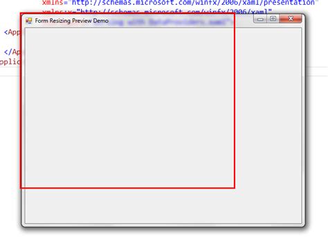 C Override Resize Behavior Of Winform Window Stack Overflow