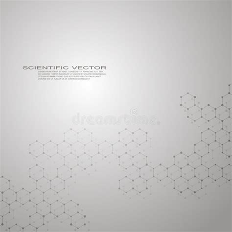 Hexagonal Molecule Dna Molecular Structure Of Neurons System Genetic And Chemical Compounds