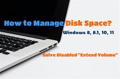 How To Solve Disabled Extend Volume In Windows Correctly Technig