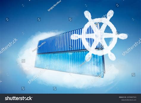 Two Containers Kubernetes Style Cloud Secure Stock Photo Shutterstock