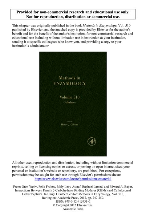 Pdf A Simple Method For Determining Specificity Of Carbohydrate Binding Modules For Purified