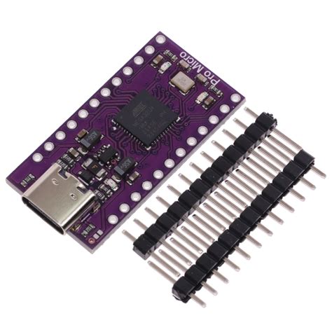 Mini Tipo c Usb Pro Micro Para Arduino Módulo Pinos De Linha Cabeçalho Leonardo Usb