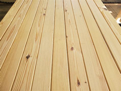 4” Interlock Laminated Roof Decking Heart Pine Floors Southern Pine