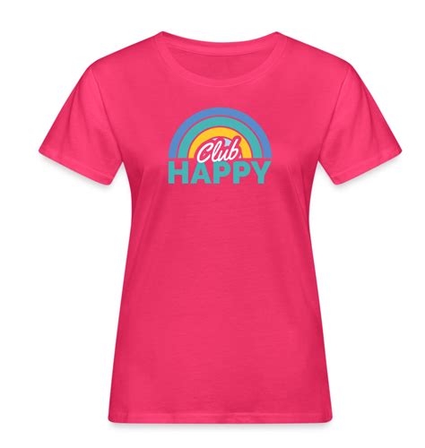 Bio Happy Club Shirt - in weiß oder pink – Happy Dings – Einfach ...