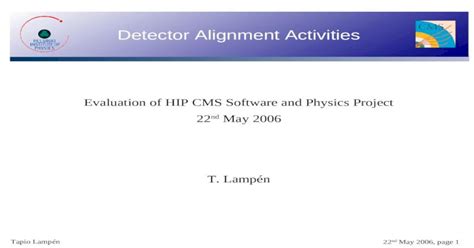 ppt detector alignment activities dokumen tips