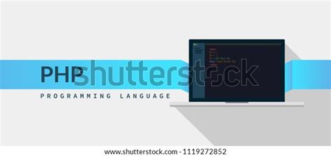 Php Web Programming Language Script Code Stock Vector Royalty Free Shutterstock