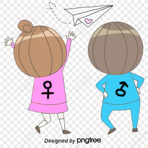 손에 손을 잡고 작은 소년은 소녀색깔작은 남자 Png 일러스트 무료 다운로드 Lovepik