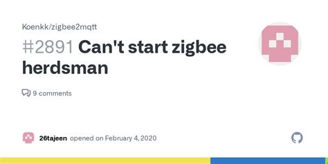Can T Start Zigbee Herdsman Issue Koenkk Zigbee Mqtt GitHub
