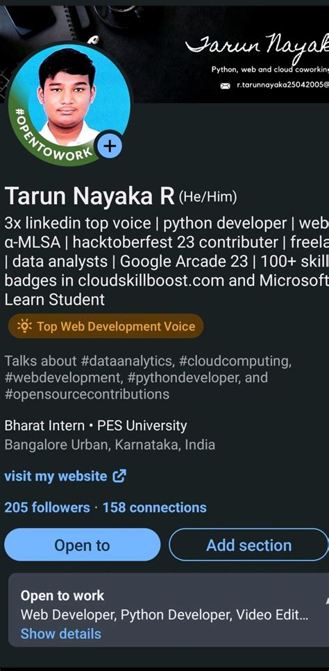 Tarun Nayaka R On Linkedin Webdevelopment Topvoice Learningjourney