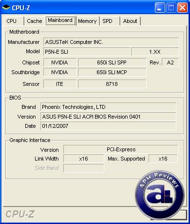 Asus P N E Sli Review Page Of Aph Networks
