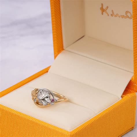 戒指 Tw 003 雙色組合 日本訂製訂婚鑽戒、結婚對戒品牌專門店 K Uno 台灣