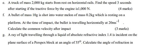 Solved Perspex If It Has An Absolute Refractive SolutionInn