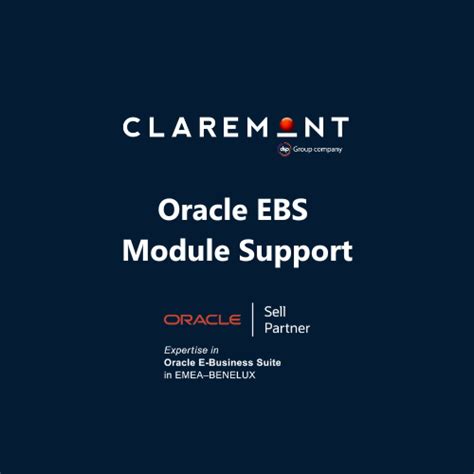 Oracle EBS Module Support