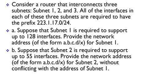 Consider A Router That Interconnects Three Subnets