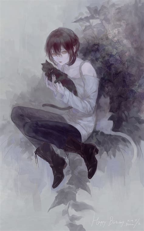 Uke Neko Boy Brown Hair