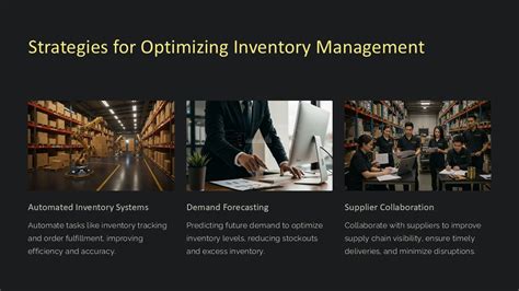 Strategies For Optimizing Inventory Management Powerpoint Presentation