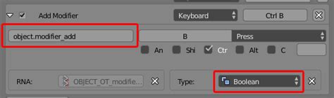 Customization How Do I Add A Shortcut To Add A Modifier To An Object