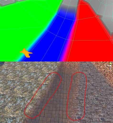 Vertex Color Shader Texture Blending Problem Unity Engine Unity