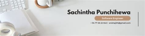 Sachintha Nishajith Punchihewa Senior Software Engineer Ifs Linkedin
