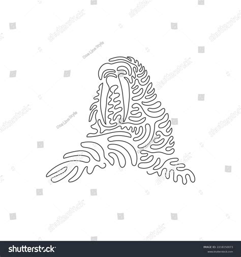 Continuous One Curve Line Drawing Large Stock Vector Royalty Free 2218150073 Shutterstock