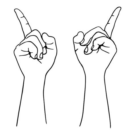 Premium Vector Index Finger Points To Something