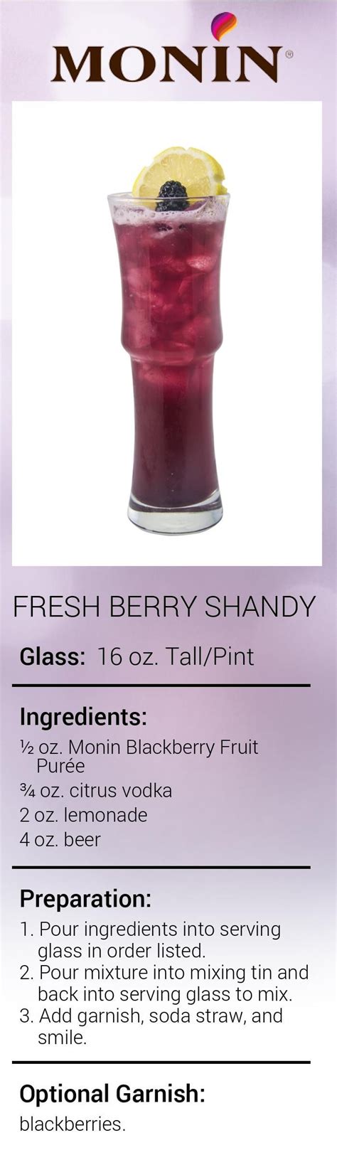 Monin Gourmet Flavoured Syrups Sauces And More Monin Recipe