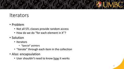 cmsc 202 lec20 containers and iterators 2 pptx