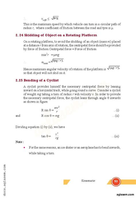 Class 11 Physics Notes For Kinematics Pdf Study Material Aglasem