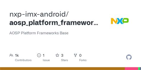 GitHub Nxp Imx Android Aosp Platform Frameworks Base AOSP Platform Frameworks Base