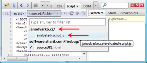 Firebug Tip Label Dynamic Scripts With Sourceurl Directive Software Is Hard
