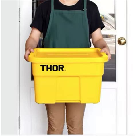 Th0r Stackable Storage Box With Lid 22l Shopee Philippines