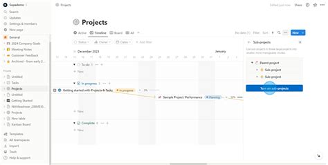 How To Add A Sub Project In Notion